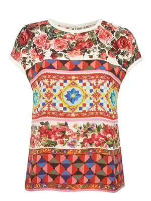Dolce & Gabbana Short Sleeve T-shirt - Red