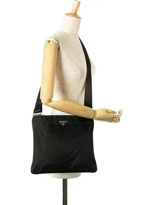 Prada Tessuto Crossbody Bag - Black