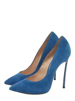Casadei Blade Suede Pumps - Blue