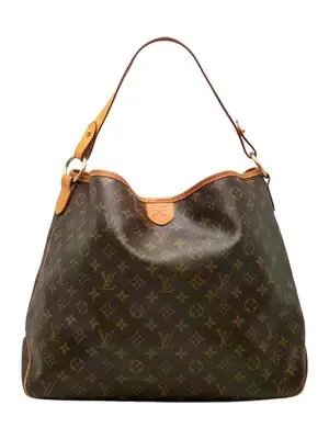 LOUIS VUITTON Monogram Canvas Delightful Mm Hobo Bag - Brown