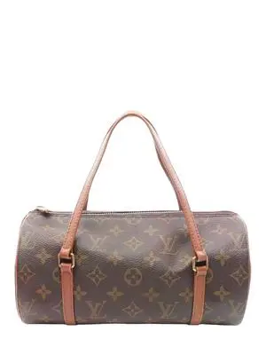 LOUIS VUITTON 1993 Monogram Papillon 26 Handbag - Brown