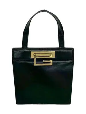 Gucci 1997 Leather Handbag - Black