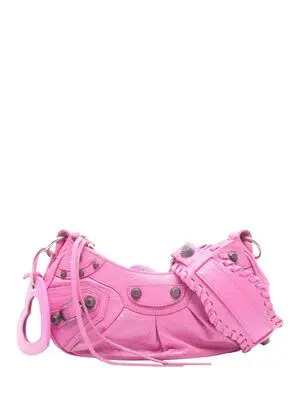 Balenciaga 2011 Lambskin Le Cagole Xs Crossbody Bag - Pink