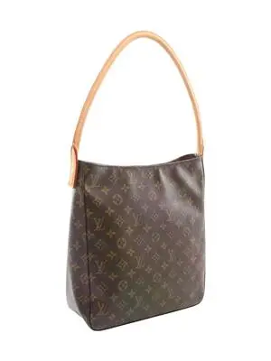 LOUIS VUITTON Monogram Looping Gm Shoulder Bag - Brown