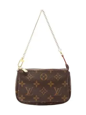 LOUIS VUITTON 2020 Monogram Mini Pochette Accessoires Handbag - Brown