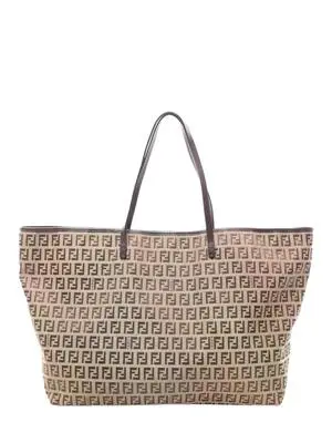 Fendi Zucchino Monogram Tote Bag - Neutrals