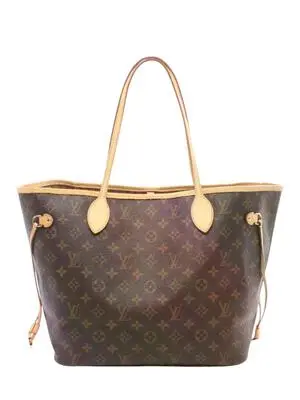 LOUIS VUITTON 2007 Monogram Neverfull Mm Tote Bag - Brown