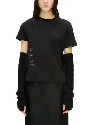 ANN DEMEULEMEESTER Ann Demeulemeester Rib-Knit Gauntlets