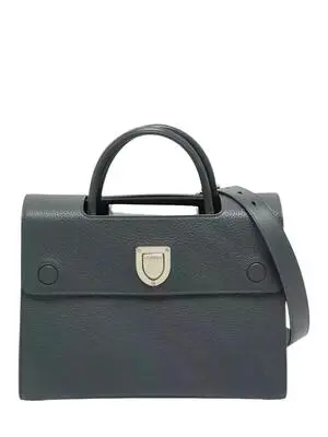 Dior Diorever Leather Tote Bag - Grey