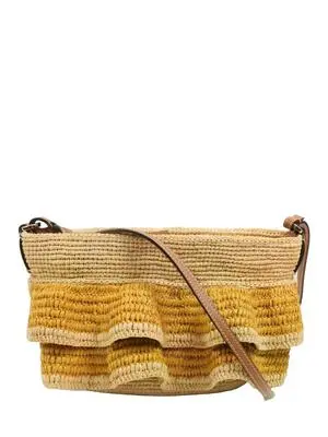Loewe Ruffled Shoulder Bag - Brown