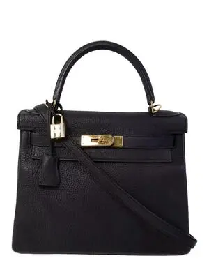 Hermès 28 Kelly Tote Bag - Black