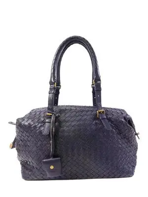 Bottega Veneta Intrecciato Shoulder Bag - Blue