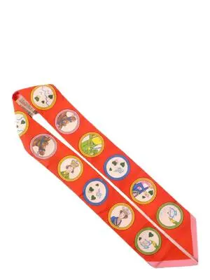 Hermès Twilly Tea Time Scarf - Red