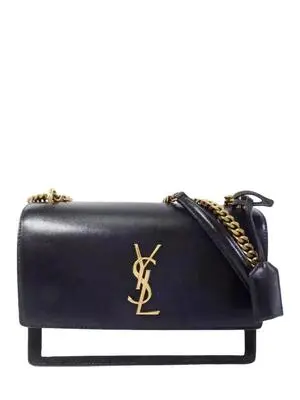 Saint Laurent Medium Sunset Shoulder Bag - Black