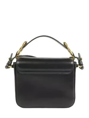 Chloé Mini C Two-way Calfskin Shoulder Bag - Black