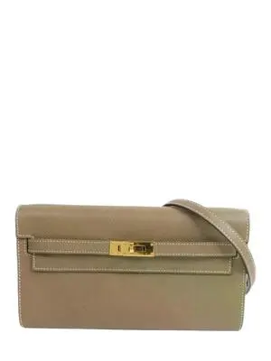 Hermès Kelly To Go Calfskin Shoulder Bag - Brown