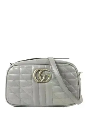 Gucci Gg Marmont Shoulder Bag - Grey