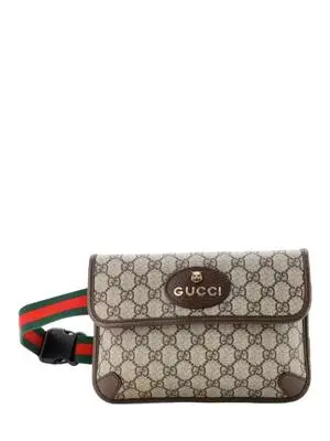 Gucci Gg Coated Canvas Belt Bag - Brown