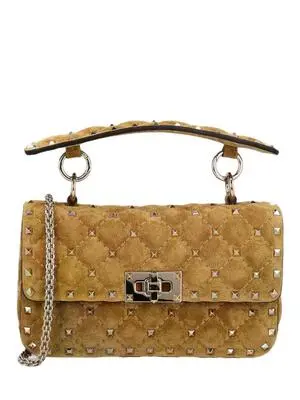 Valentino Garavani Rockstud Spike Quilted Tote Bag - Neutrals