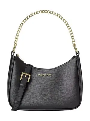 Michael Kors Jet Set Travel Chain-link Crossbody Bag - Black