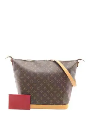 LOUIS VUITTON Monogram Canvas Shoulder Bag - Brown