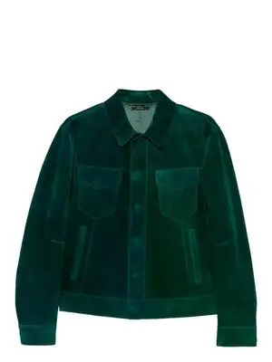 TOM FORD Suede Jacket - Green