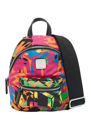 Mcm MCM Stark Cubic Camouflage Crossbody Bag Pink