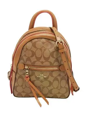 COACH VINTAGE Andi Signature Monogram Backpack - Brown