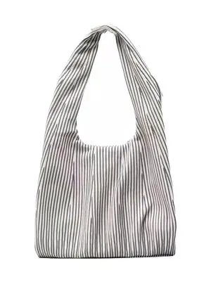 CFCL Striped Pleated Shoulder Bag - Neutrals