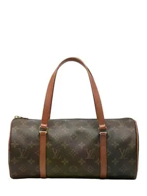LOUIS VUITTON 1994 Monogram Papillon 30 Handbag - Brown