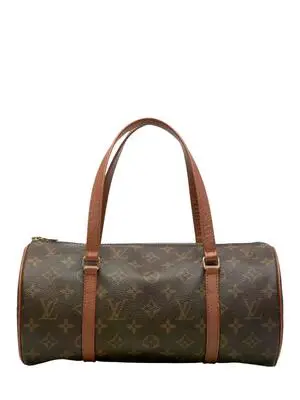 LOUIS VUITTON Monogram Papillon 30 Handbag - Brown