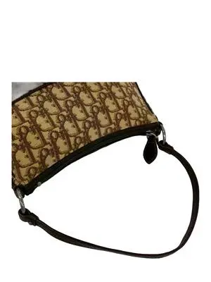 Dior Oblique Trotter Handbag - Brown