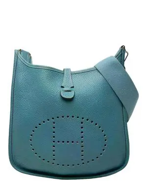 Hermès Hermès Clemence Evelyne II 29 Crossbody Bag Blue