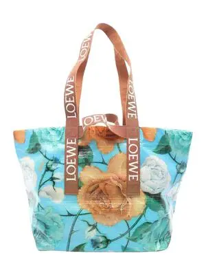 Loewe Recycled Coated Canvas Fold Shopper Tote Bag - Multicolour