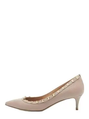 Valentino Garavani Rockstud Pointed Toe Pumps - Neutrals