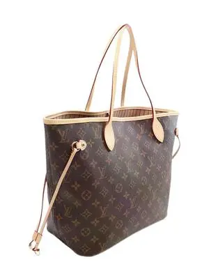 LOUIS VUITTON Monogram Neverfull Mm Tote Bag - Brown