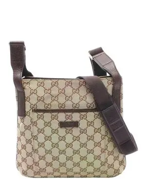 Gucci Gg Canvas Crossbody Bag - Neutrals