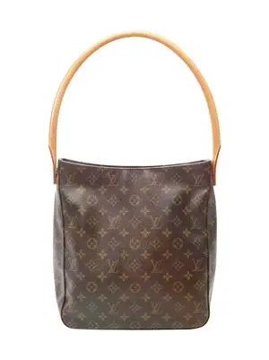 LOUIS VUITTON Monogram Looping Gm Shoulder Bag - Brown