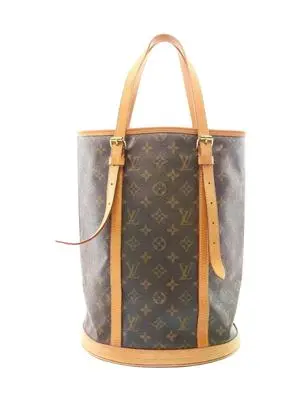 LOUIS VUITTON Monogram Gm Bucket Bag - Brown