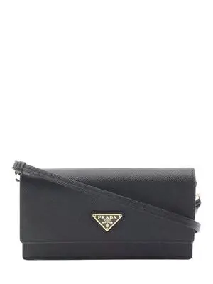 Prada Saffiano Crossbody Bag - Black