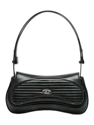 DIESEL® Play Clutch In Perforated And Quilted Pu - Black