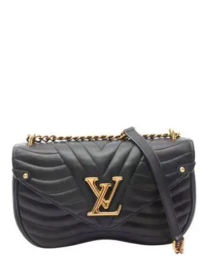 LOUIS VUITTON New Wave Chain Bag Mm Satchel - Black
