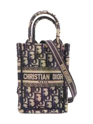 Dior Mini Book Tote Monogram Canvas - Blue