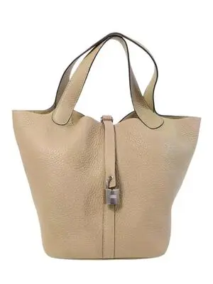 Hermès Picotin Mm Leather Tote Bag - Neutrals
