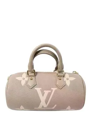 LOUIS VUITTON Papillon Bb Monogram Empreinte Tote Bag - Neutrals