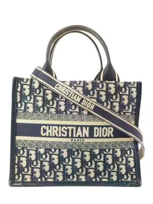 Dior Oblique Book Tote Bag - Blue
