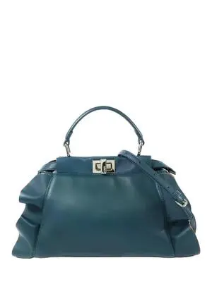 Fendi Peekaboo Wave Shoulder Bag - Green