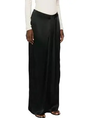 MAISON MARGIELA Straight Maxi Skirt - Black