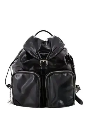LOUIS VUITTON Louis Vuitton Montsouris Cargo Leather Backpack