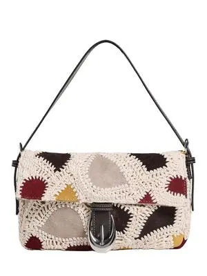 Staud Harlow Shoulder Bag - Suede Patchwork